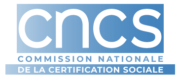 CNCS – Commission Nationale de la Certification Sociale